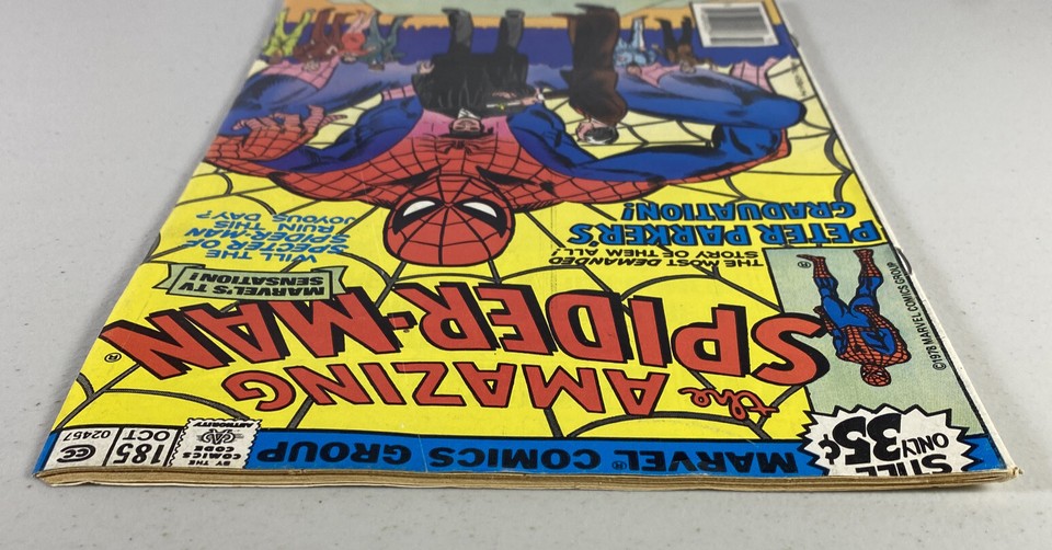 Amazing Spider-Man # 185 Marvel Comics Peter Graduates Mid Grade | eBay