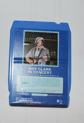 Roy Clark, Roy Clark in Concert, Dot, GRT, 2054H, 8 Track | eBay