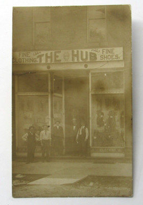 The Hub Madison Wisconsin Clothing Shoe Store c1908 RPPC Photo Postcard ...