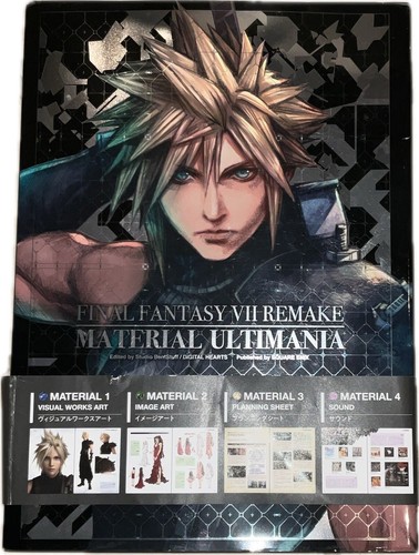 Square Enix Final Fantasy VII FF7 Remake Material Ultimania Art Book ...