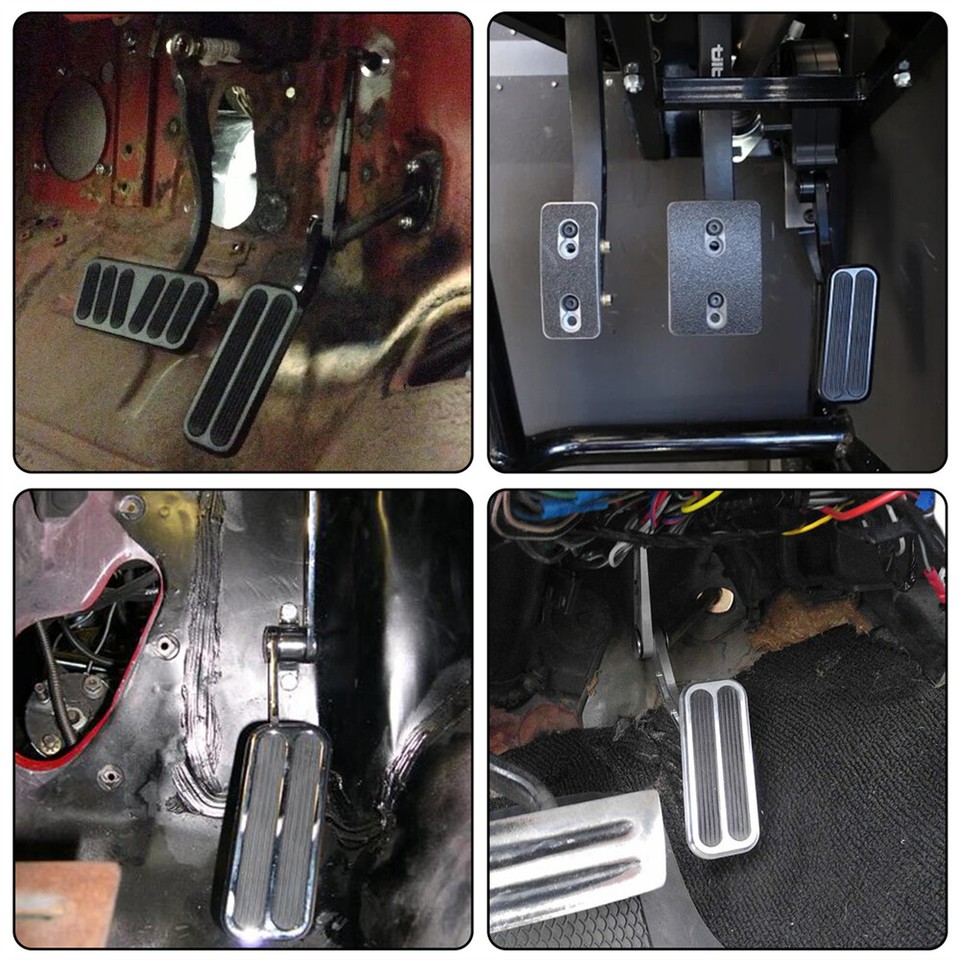 Universal Black Steel Billet Aluminum Gas Throttle Pedal Kit with ...