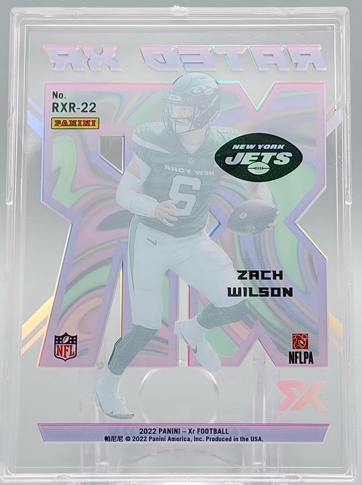 Zach Wilson 2022 Panini XR Rated XR #RXR-22 Case Hit | eBay