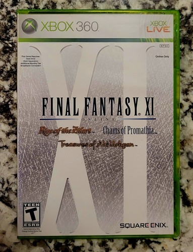 XBOX 360: Final Fantasy XI, CIB,TESTED, MANUAL, GD COND,FAST SHIPPING ...