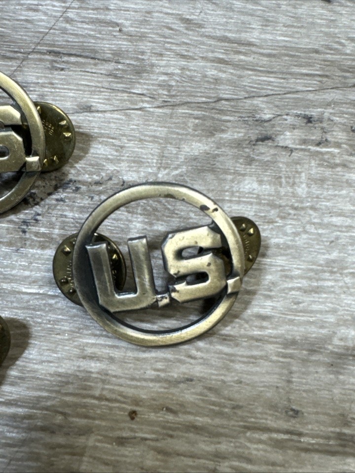 Lot of 3 vintage U.S. Military Army Air Force Insignia Collar Pins | eBay