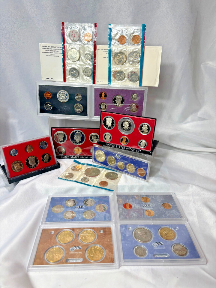 Coin Collection United States Proof Coin Sets Uncirculated Medals ...