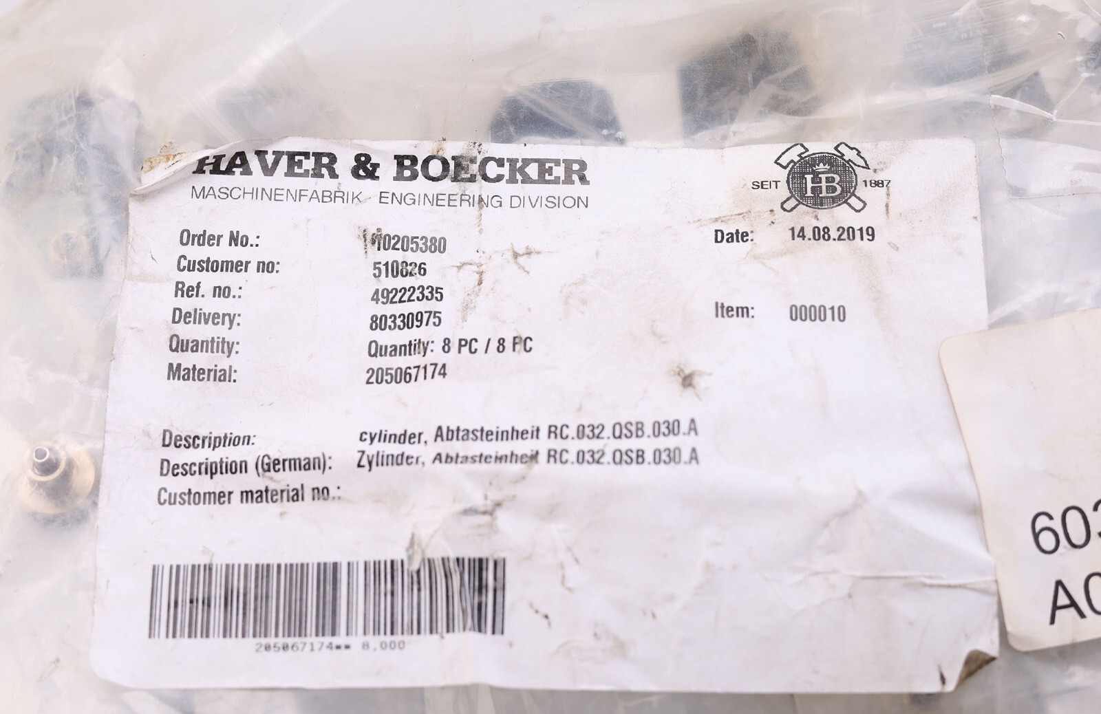 HAVER & BOECKER 10002332 153877 ! NEW ! | eBay
