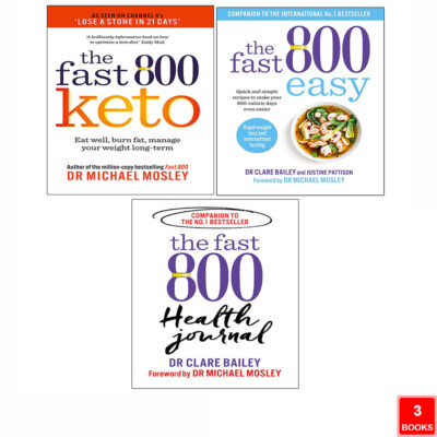 Fast 800 Keto, Fast 800 Easy, Fast 800 Health Journal 3 Books ...