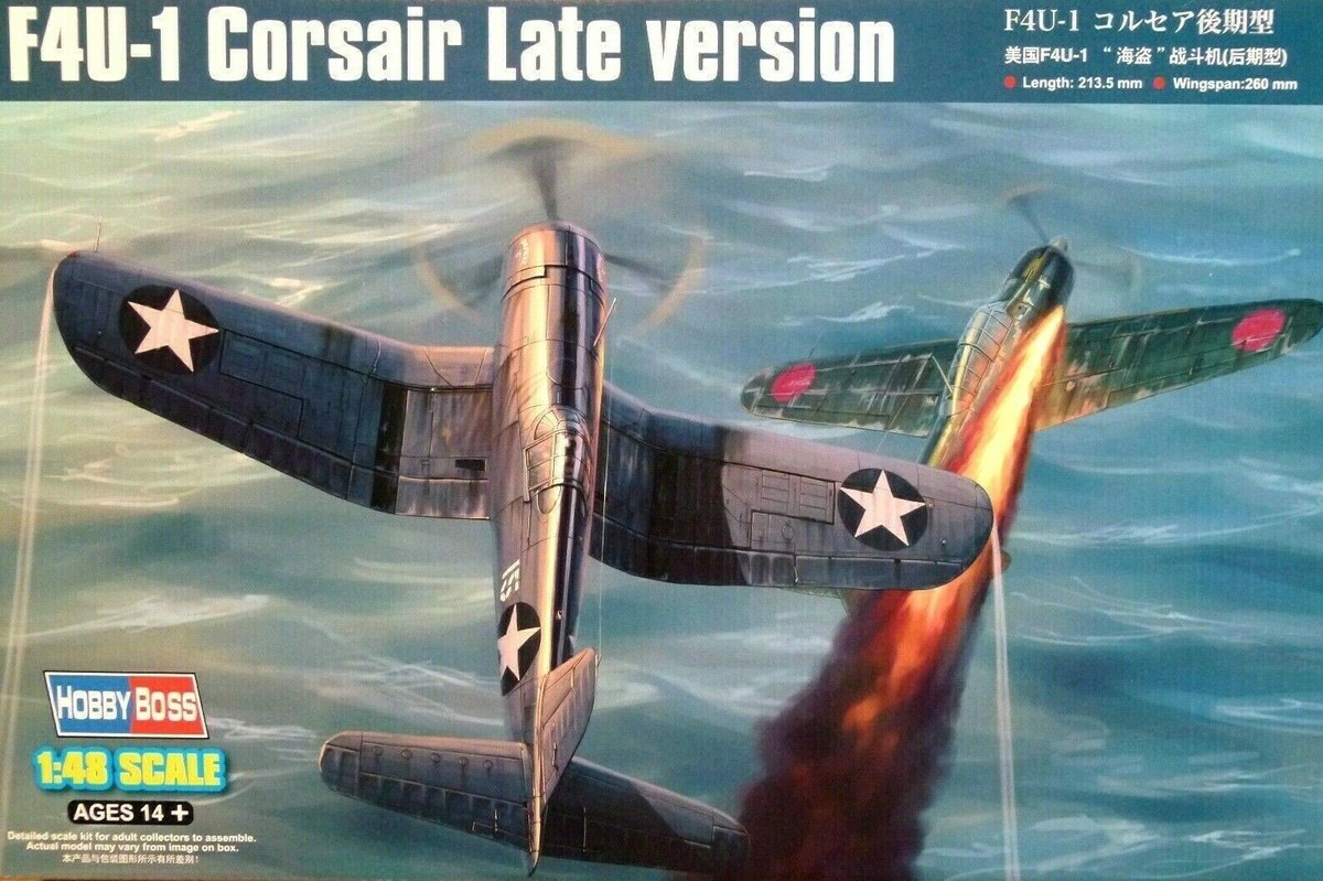 Hobby Boss F4U-1 1/72 Scale WWII Aircraft Building Model Hobby Boss F4U ...