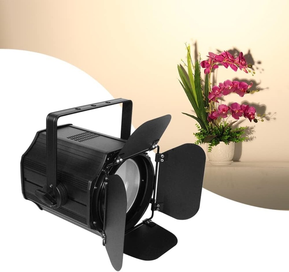Pair V-Show 200W Stage COB Par Light-Studio Lights Warm White DMX with ...