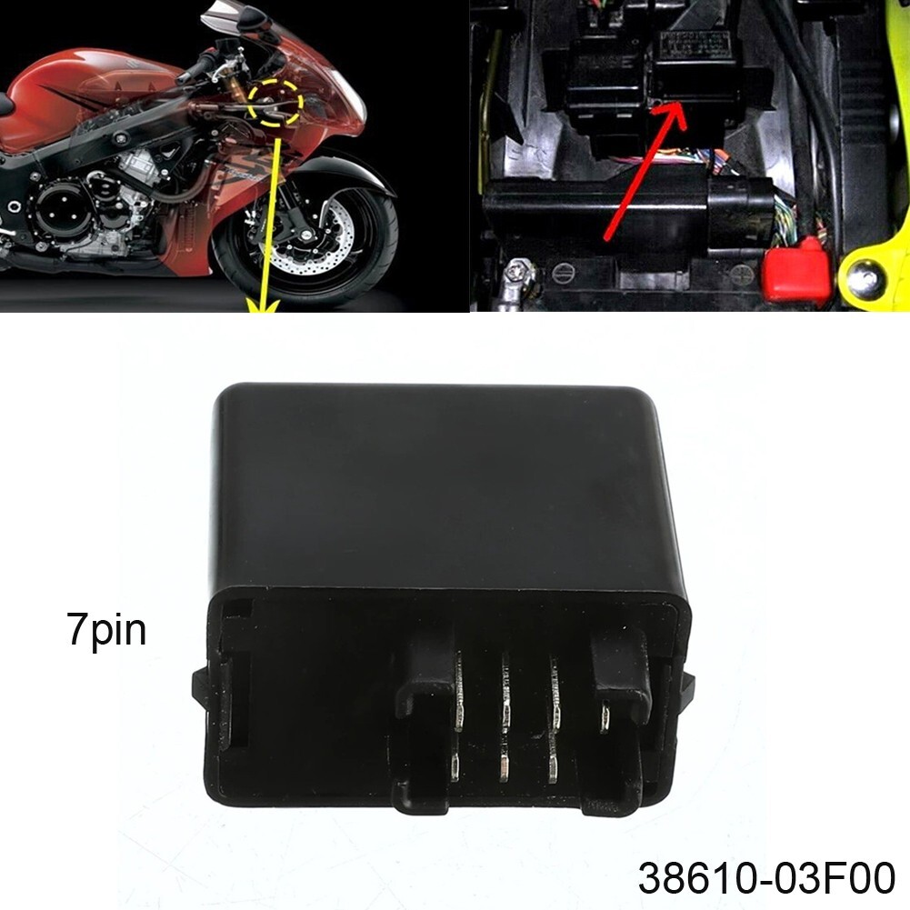 Perfect Fitment and Functionality 7 Pin LED Flasher Relay for Suzuki ...