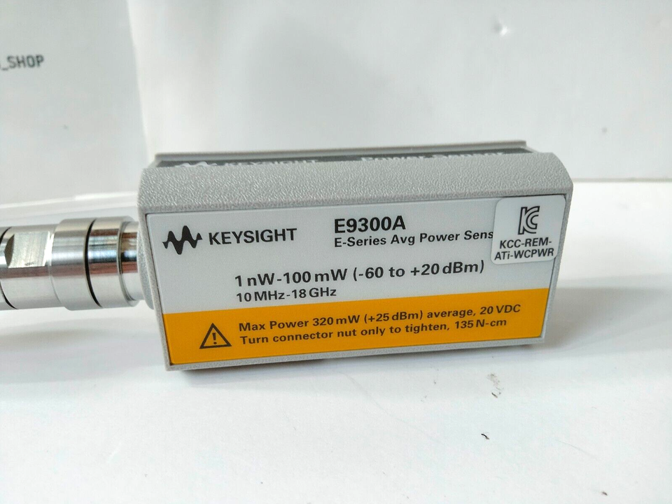E9300A Agilent Average Power Sensor 10 MHz to 18 GHz Keysight | eBay