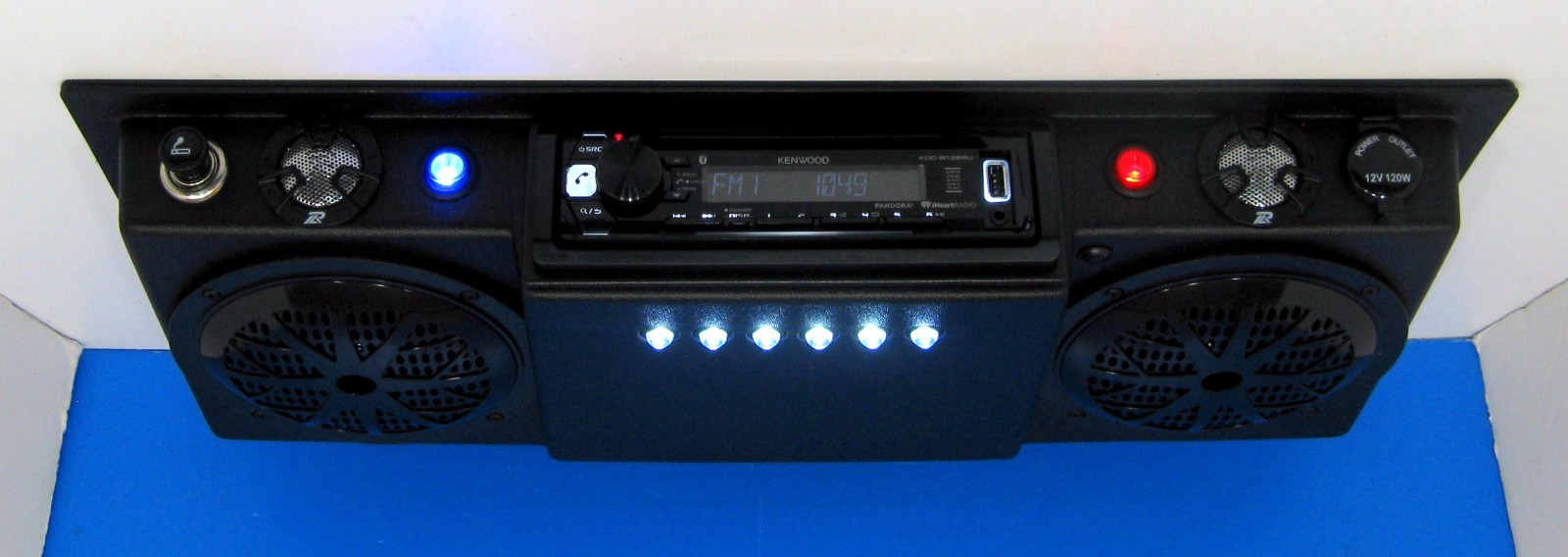 UTV Radio Polaris RZR Ranger Overhead Console Stereo KENWOOD BLUETOOTH ...