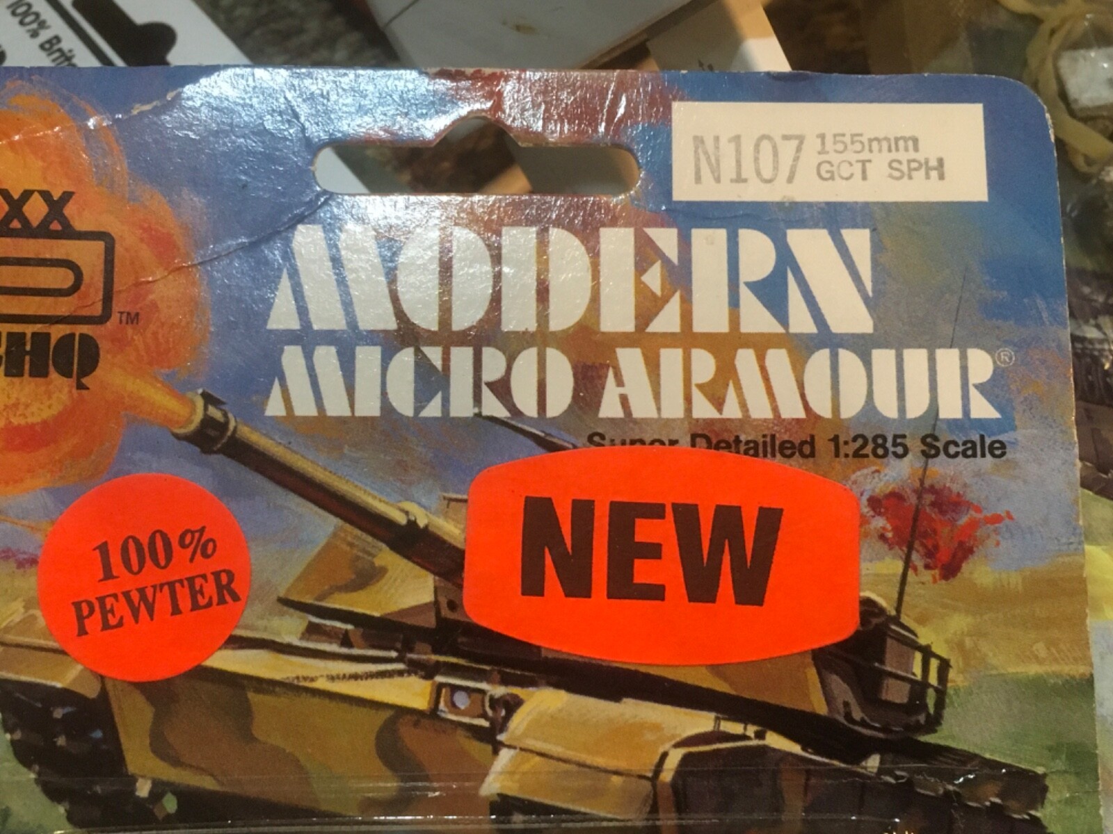 GHQ 155 GCT SPH French Modern 1/285 Micro Armor Team NATO Cold War 6mm ...