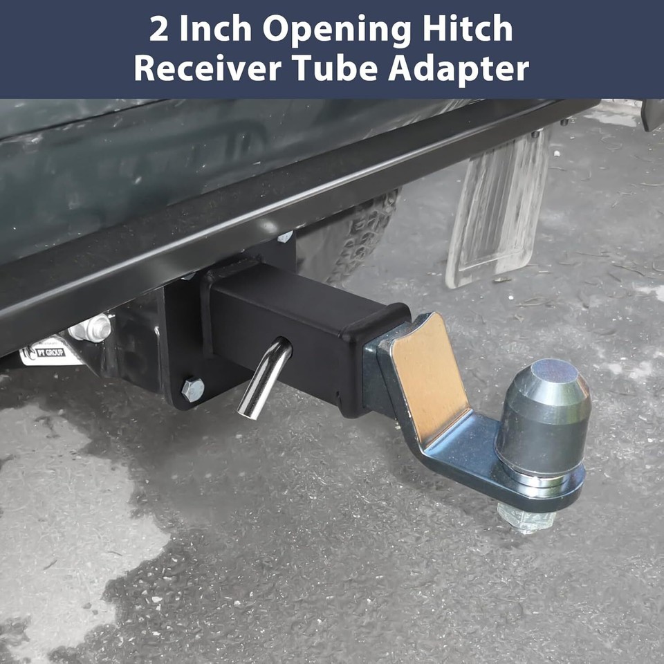 Hitch Wall Mount,2" Bolt-On Receiver Opening Hitch Tube for Tractor ...