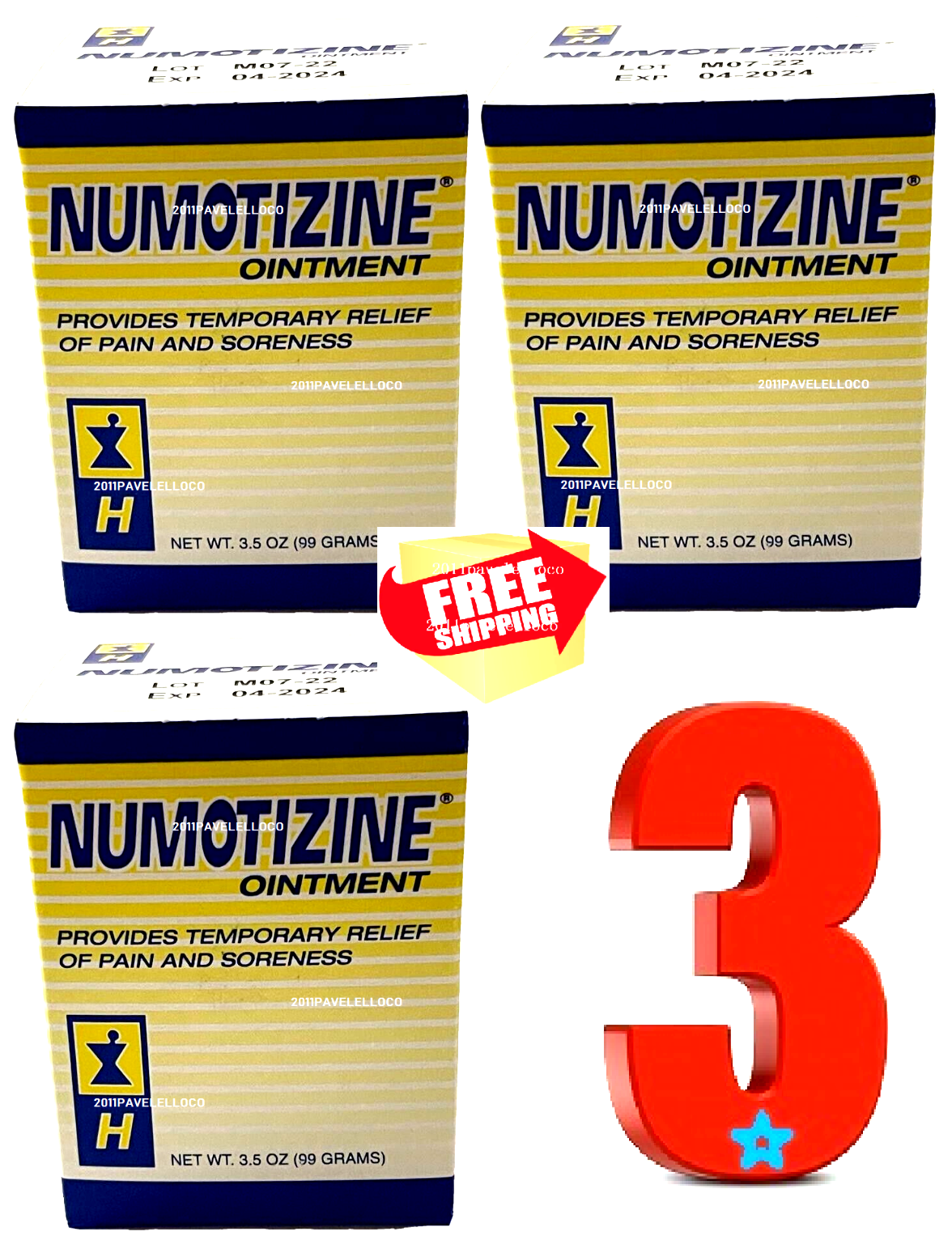 Numotizine Ointment Analgesic Muscle Pain Arthritis Pomada Dolor ...