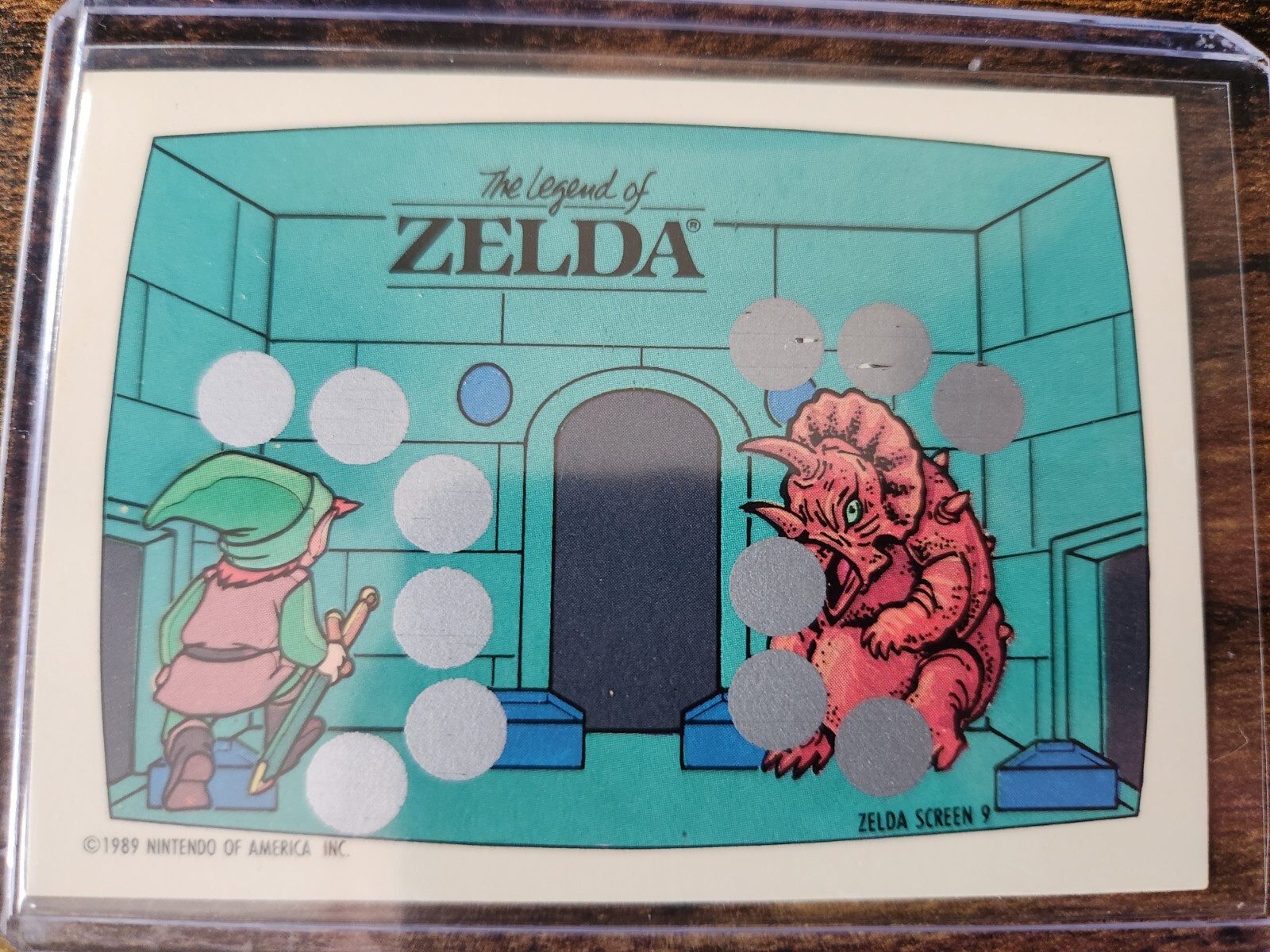 1989 Topps Nintendo Legend of Zelda Screen 9 Scratch-Off #9 Link | eBay