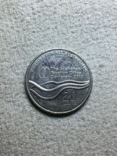2010 20c Rare - Taxation 20 Cents - circulated | eBay Australia