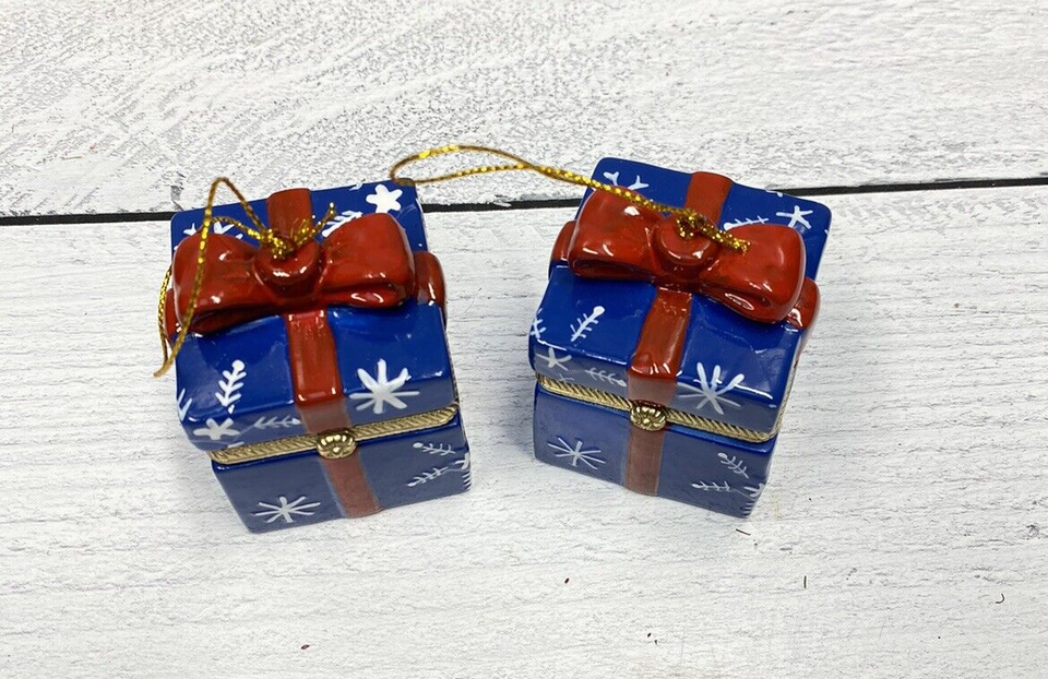 Christmas Decoration - Porcelain Surprise Ornament Box, Fillable ...