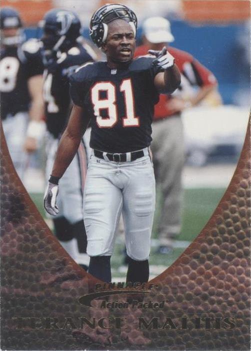 1997 Pinnacle Action Packed - Terance Mathis #48 for sale online | eBay