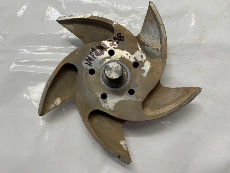 Durco Impeller 3x1.5-10 Mark II Group 2 Part#: 36861 Material: 316 Size ...