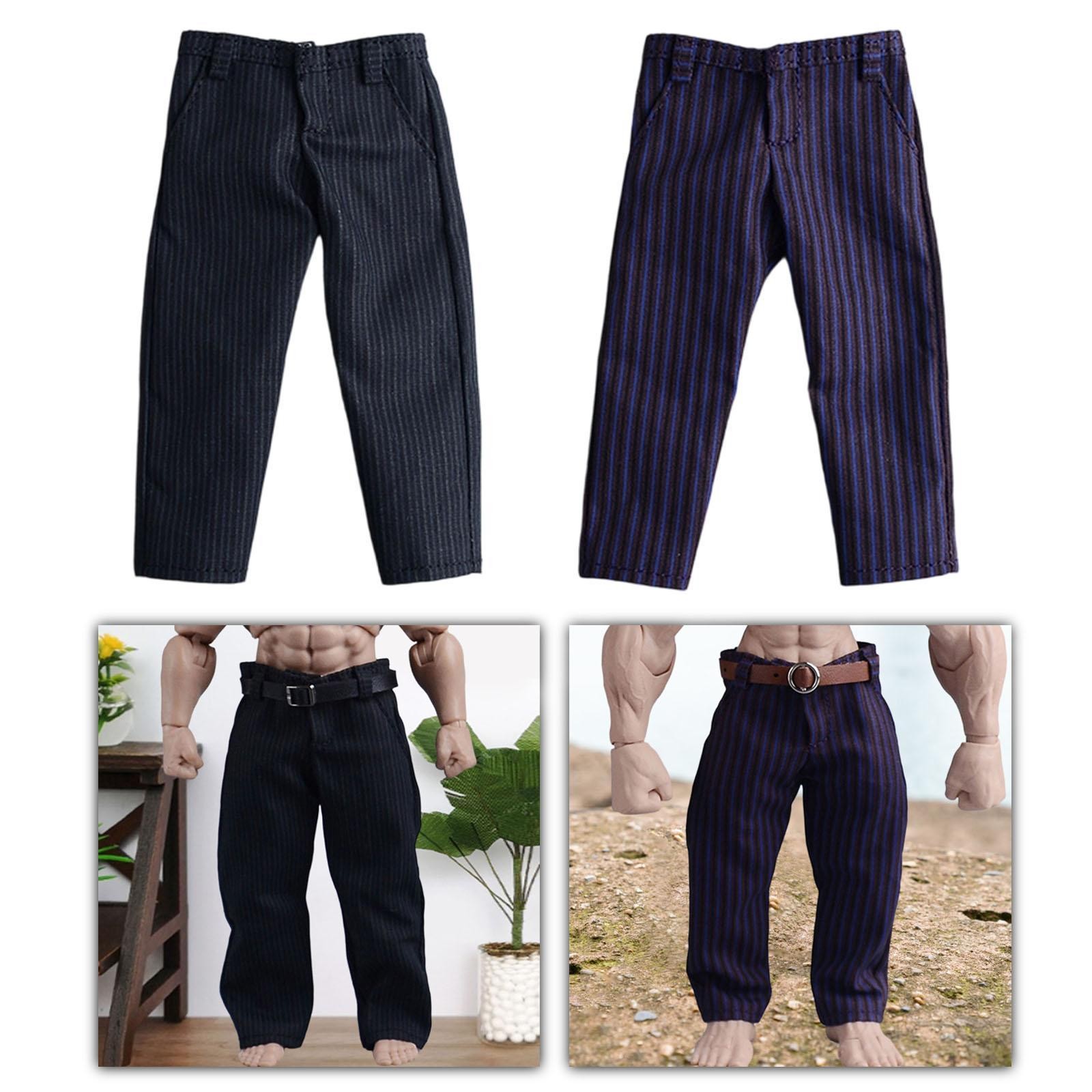 1/9 1/12 Scale Striped Dress Pants Dress up Costume | eBay UK