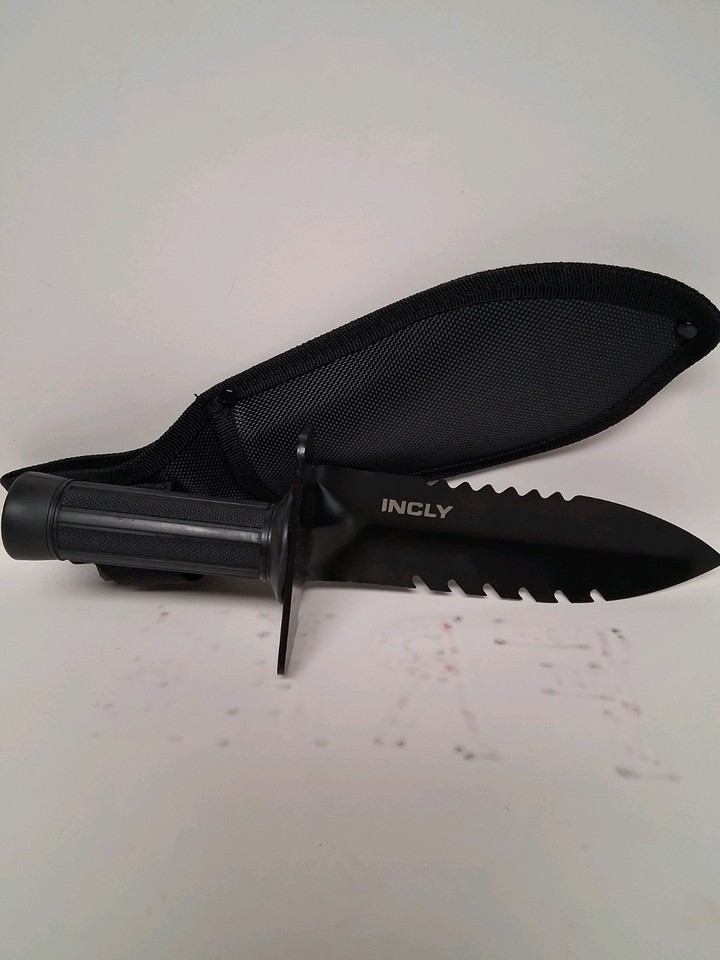 Metal Detector Shovel Heavy Duty Double Serrated Edge Digger Detecting ...