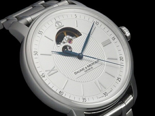 Baume Mercier Classica Executive Moa08688 Automatic SS Silver Dial 41mm ...
