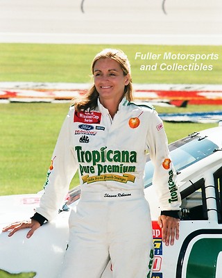SHAWNA ROBINSON 2001 TROPICANA POSE NASCAR 8X10 PHOTO WINSTON CUP ...