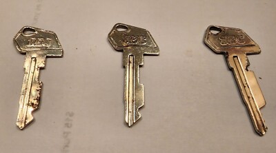 TEC Cash Register Keys - Set of GTX - L2301, GTZ - L2302, SET 5L11107 ...