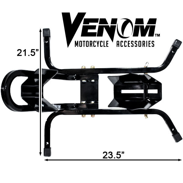 Self Locking Motorcycle Wheel Chock Secure to Floor Truck Trailer for ...