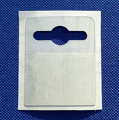 Strong Self Adhesive 42x52mm EURO HANG TAB, Euro Slot,Hook, Hanging ...