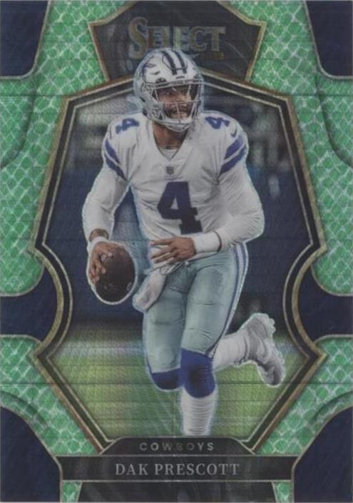 2022 Panini Select - Premier Level Dak Prescott #127 Dragon Scale Prizm ...