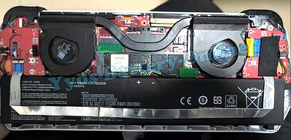 New 74Wh C41N2208 Battery For ASUS ROG Ally RC71L PC71L Gaming Handheld ...