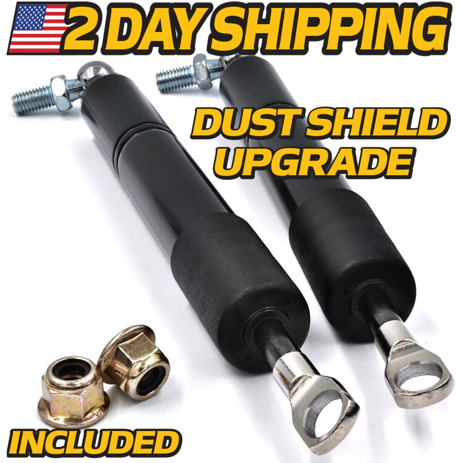 (2 Pack) Steering Damper Fits John Deere Z-Trak 717A 717E 727A 727E w ...