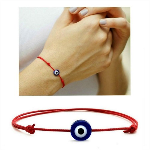 EVIL EYE BRACELET Red String Surfer Good Luck Protection Men Women ...