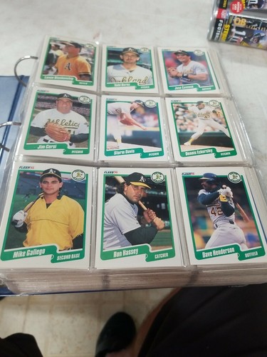1990 Fleer Baseball Complete Card Set in binder | eBay