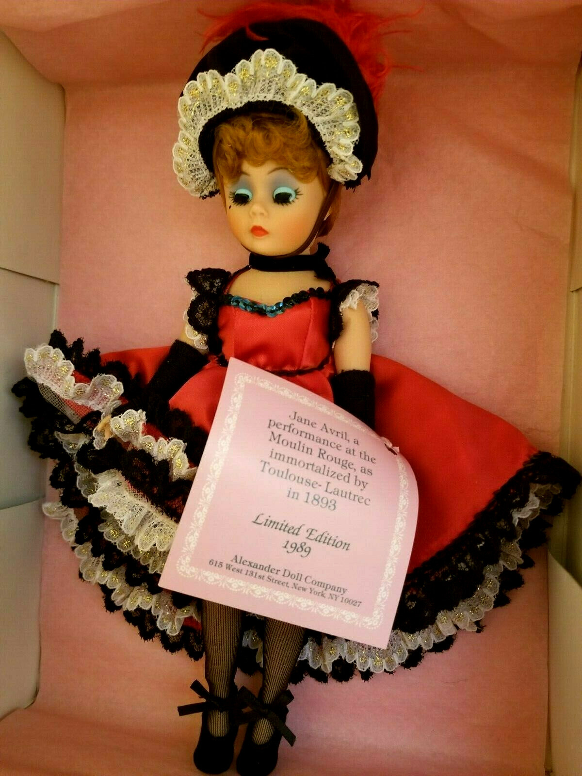 MADAME ALEXANDER Jane Avril Doll Exclusive Marshall Field's NIB 1989 | eBay