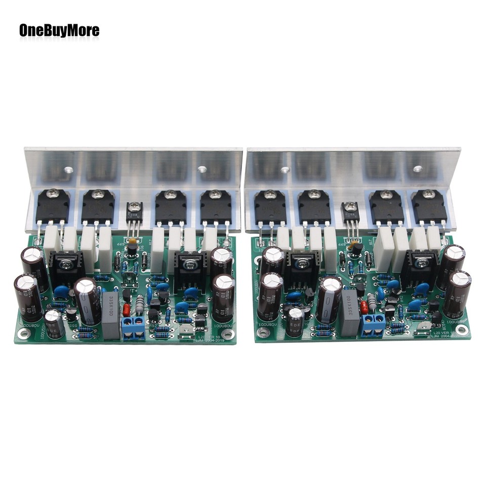 LJM-L20 2-Channel Amplifier Board Amp Board 200W 8R with Angle Aluminum ...