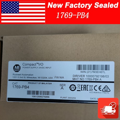 New Sealed 1769-PB4 Allen-Bradley SerA CompactLogix Power Supply 2023 ...