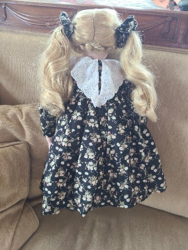 #508- BEAUTIFUL 1992 WILLIAM TUNG COLLECTION #8/1500 PORCELAIN 21" DOLL ...