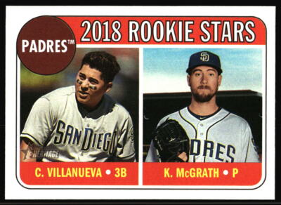 2018 Topps Heritage Rookie Stars Christian Villanueva / Kyle McGrath #304 | eBay