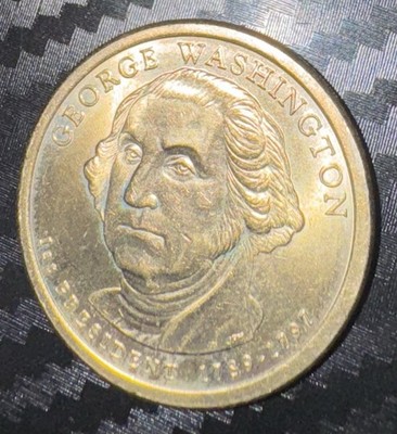 GEORGE WASHINGTON 1ST PRESIDENT (1789-1797) (D)Mint US One Dollar Coin ...