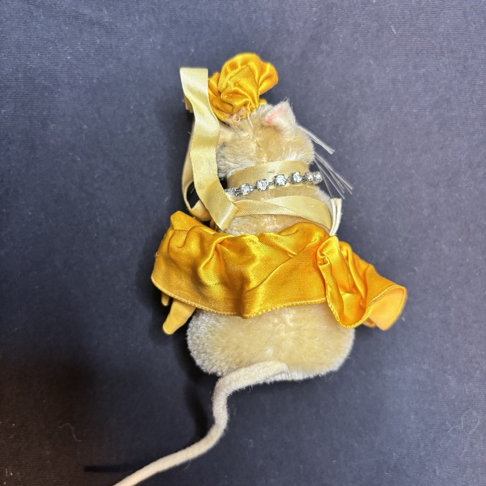 Steiff 4” Pieps Senorita Mouse- Missing Ear Tag Mohair | eBay
