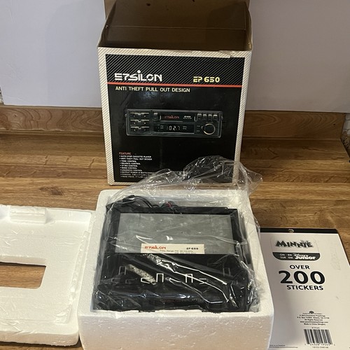 Epsilon Electronics AM FM Cassette Player Car Radio EP 650 Vintage ...