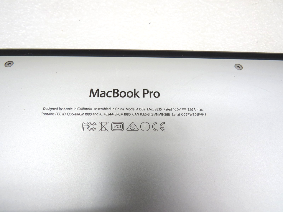 Apple Macbook Pro 13.3” Laptop 2.7GHz 8GB RAM 128GB SSD Iris Graphics ...