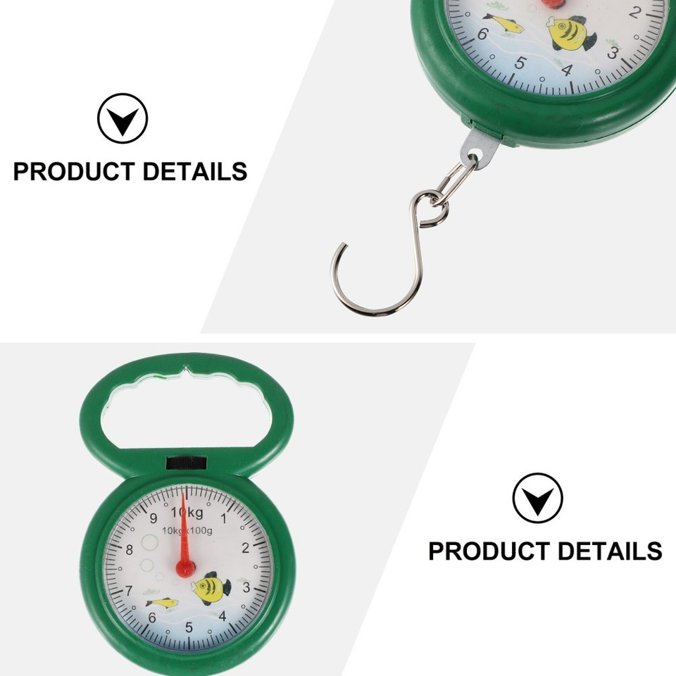 3pcs Spring Scales Vegetables Spring Scale Spring Hanging Scale Hook ...
