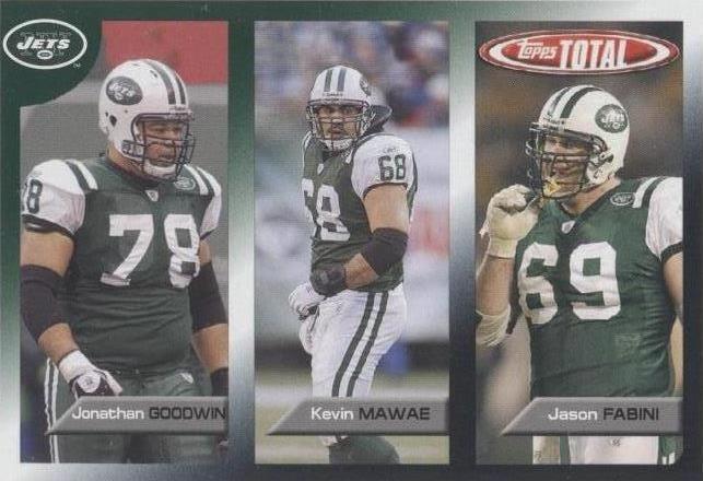 2005 Topps Total - Kevin Mawae, Jason Fabini, Jonathan Goodwin #94 (RC ...