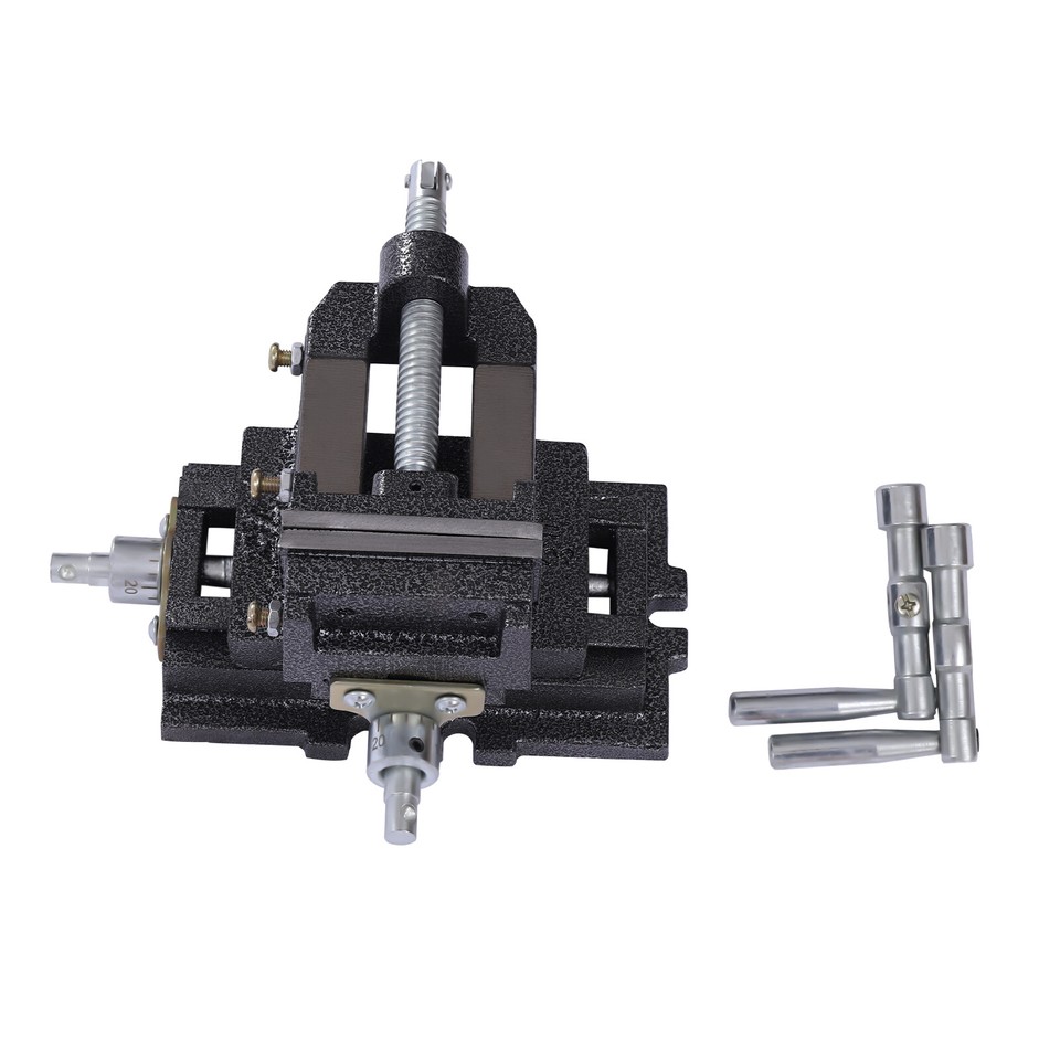 3in Cross Slide Vice 2 Way Drill Press Bench Vise Clamp Milling Drill ...