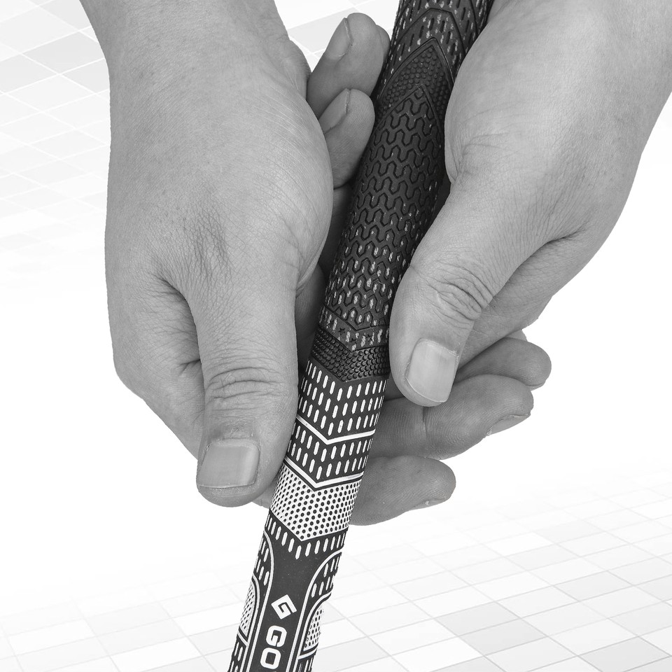 13pcs Golf Grip Standard/Midsize Cord Rubber Multi-Compound Irons Club ...