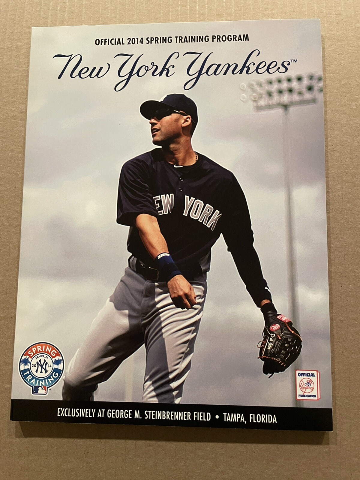 NY YANKEES DEREK JETER OFFICIAL SPRING TRAINING PROGRAM 2014, TAMPA FL | eBay